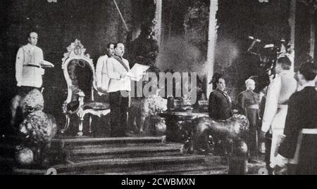 Spanish dictator Francisco Franco, Madrid 1970 Stock Photo - Alamy