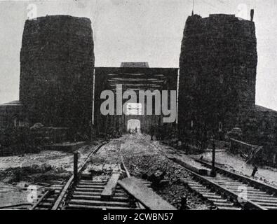 The bridge of Remagen, 1944 Stock Photo - Alamy