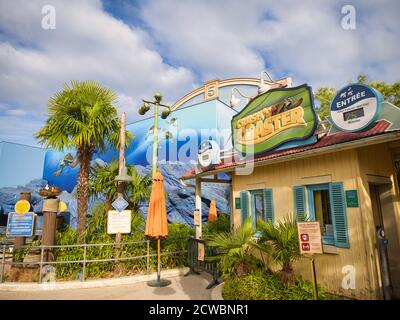Crushs coaster ride at Walt Disney Studios Park at Disneyland Paris ...