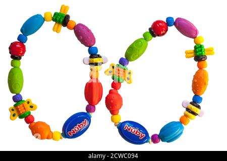 Nuby bug-a-loop teether isolated on white background Stock Photo - Alamy