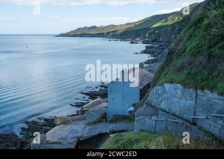 The village of Hallsands on the south Devon coast UK where there has ...
