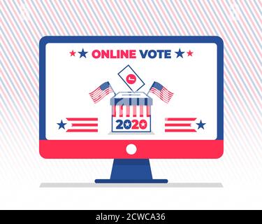 US presidential voting concept Stock Vector Image & Art - Alamy