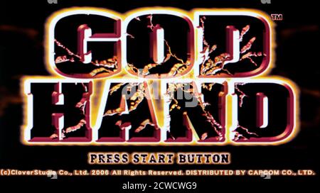 God Hand - Sony Playstation 2 PS2 - Editorial use only Stock Photo - Alamy