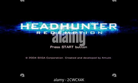 Headhunter - Sony Playstation 2 PS2 - Editorial use only Stock Photo ...