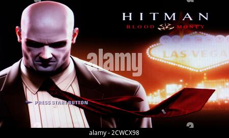 Hitman Blood Money - Sony Playstation 2 PS2 - Editorial use only Stock ...