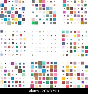 7x7 cube, square geometric arrangement. Square illustration Stock ...