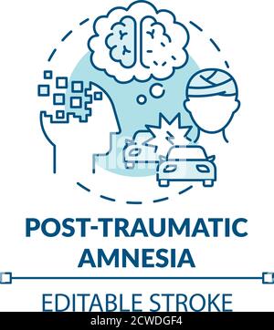 Post traumatic amnesia concept icon Stock Vector Image & Art - Alamy