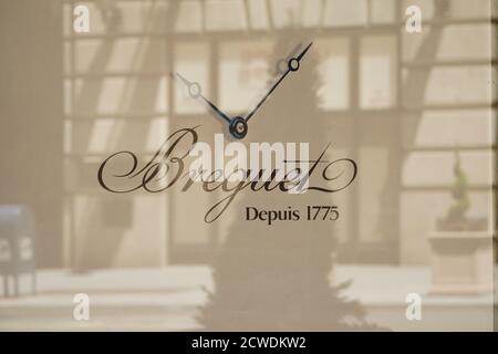 Breguet logo seen one at one of their branches Stock Photo - Alamy