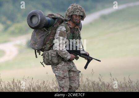 Westdown Camp on Salisbury Plain Stock Photo - Alamy