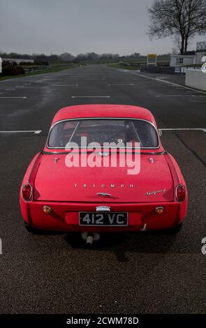 Prototype Triumph Spitfre classic car Stock Photo - Alamy