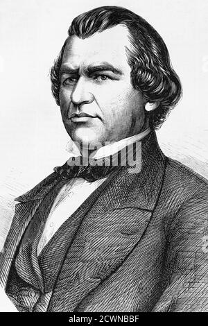 Andrew Johnson, 17th President of the United States, 1860s (1955 ...