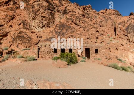 Historic Civilian Conservation Corps cabins built in 1935, Valley Of ...
