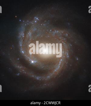 View of Barred Spiral Galaxy NGC 1672 Stock Photo - Alamy