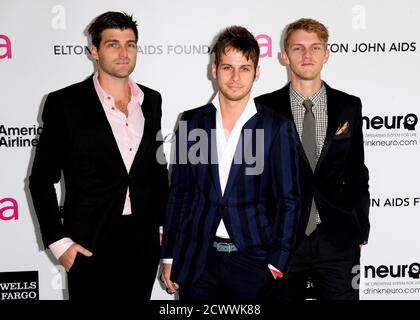 Cubbie Fink, Mark Foster and Mark Pontius of Foster The People at ...
