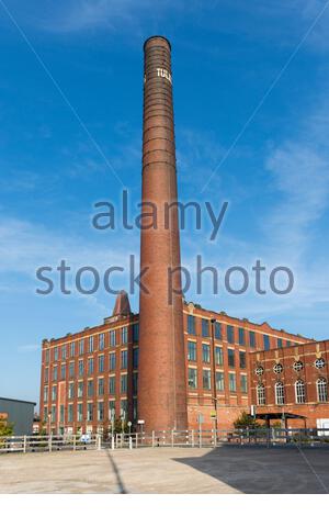 Tulketh Mill, Preston, Lancashire, England, Aerial View, old postcard ...