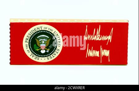 Donald Trump Chocolate bar Stock Photo - Alamy