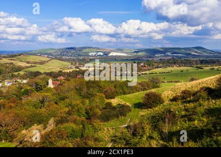The wonderful views over the east Sussex countryside and the south ...