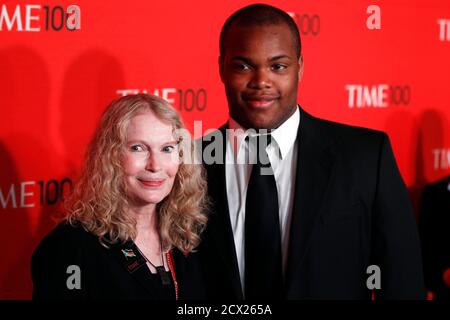 Isaiah Farrow and Mia Farrow 2012 Time 100 Gala held at Frederick P ...