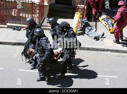 Emergency services take part in the 'Strong Tower' Exercise at the ...