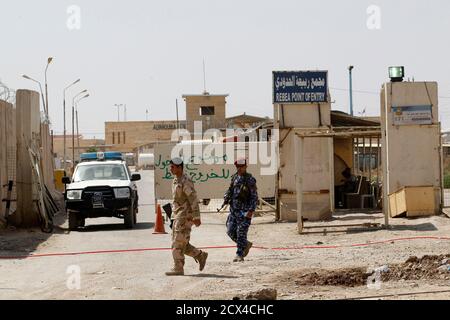 Rabia crossing border between Iraq and Syria located opposite to the ...