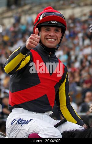 Italian jockey Umberto Rispoli riding Japanees horse Rulership ...