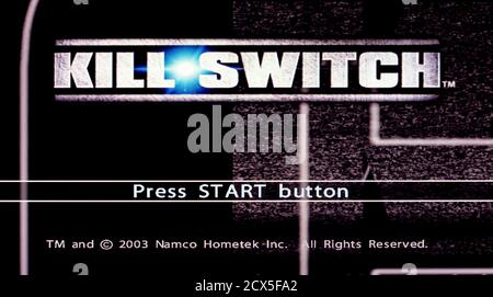Kill Switch - Sony Playstation 2 PS2 - Editorial use only Stock Photo ...