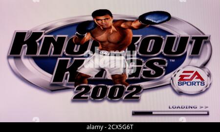 Knockout Kings 2002 - Sony Playstation 2 PS2 - Editorial use only Stock ...