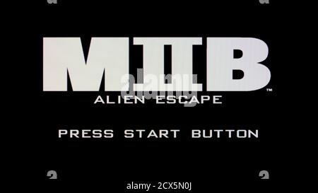 MIB Alien Escape - Sony Playstation 2 PS2 - Editorial use only Stock ...