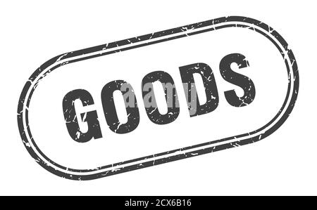 goods stamp. rounded grunge sign on white background Stock Vector Image & Art - Alamy