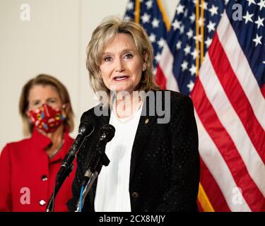 Senator Cindy Hyde-Smith (R-MS), ranking member of the Appropriations ...