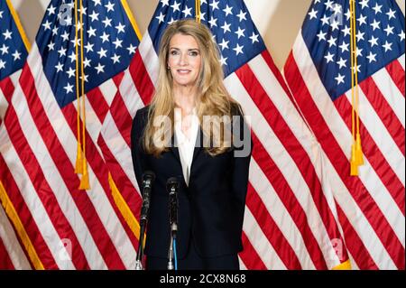 U.S. Senator Kelly Loeffler (R-GA) endorsing Supreme Court Nominee Amy ...