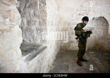 The tomb of patriarch Joseph in Nablus. Joseph is the son of Jacob. He ...