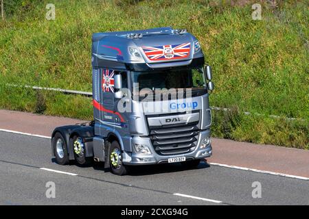 DAF HGV truck tractor units Stock Photo - Alamy