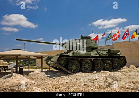 Israel Latron IDF Armoured Corps Museum Stock Photo - Alamy