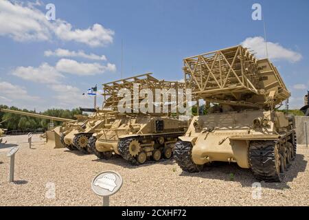 Israel Latron IDF Armoured Corps Museum Stock Photo - Alamy