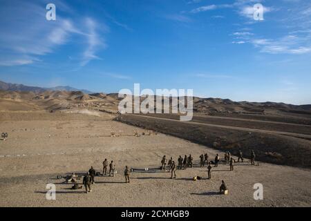 U.S. and Polish military members from Forward Operating Base Ghazni ...