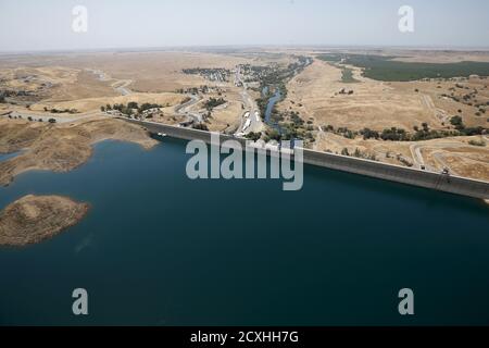 Millerton Lake and Friant Dam, is a reservoir that stores water for ...