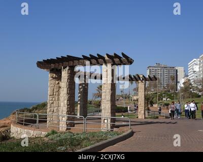 Israel, Sharon region, the Beach Promenade in Herzliya Stock Photo - Alamy