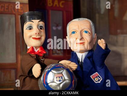 Guignol in Lyon, french puppets Stock Photo - Alamy