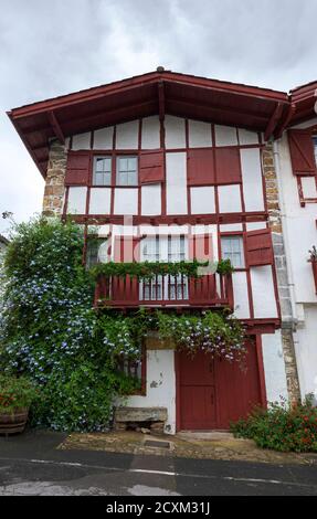 Baserri, traditional Basque house in Orozko, Biscay, Basque Country ...