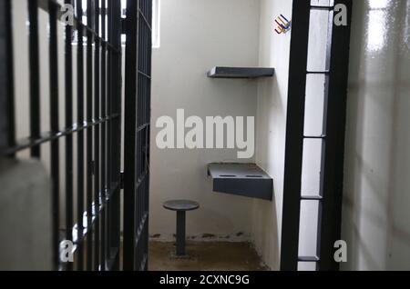 A view of Joaquin "El Chapo" Guzman's cell in Altiplano prison, where ...