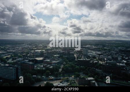 An aerial view of Wolverhampton Stock Photo - Alamy
