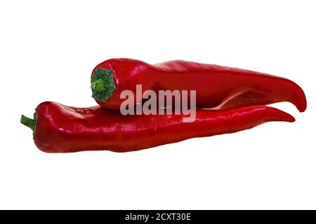 Ripe juicy red Ramiro pepper - ready for cooking Stock Photo - Alamy