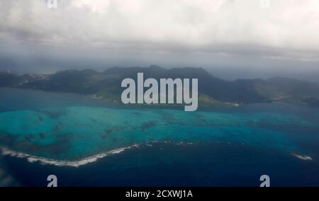 AERIAL VIEW. International border between Mexico and the United States ...