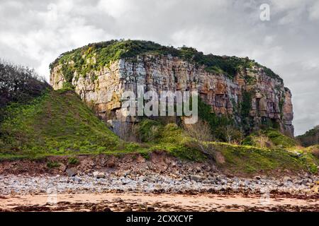 Castle Rock (Castell Mawr in Welsh) is a small flat-topped mountain ...