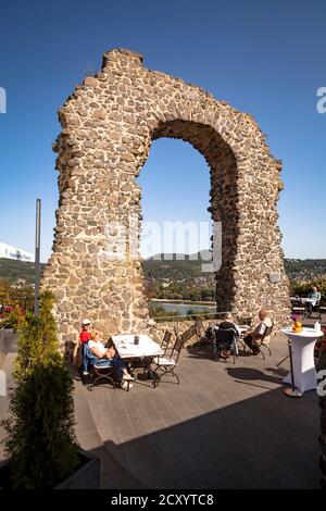 the Rolandsbogen, Roland's arch, in Remagen-Rolandswerth, remains of ...