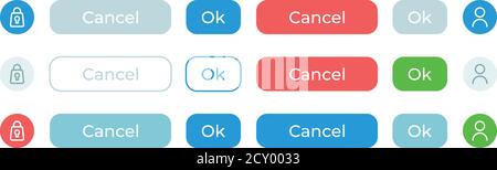 Control panel UI elements kit Stock Vector Image & Art - Alamy