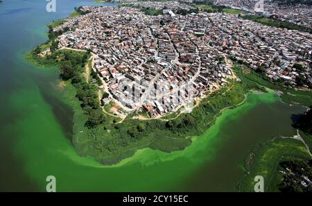 Human pollution of dams and water Stock Photo - Alamy
