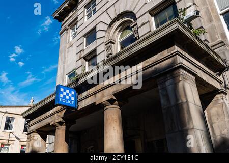 Sillitoe Tartan checkerboard police logo sign with Battenburg high ...