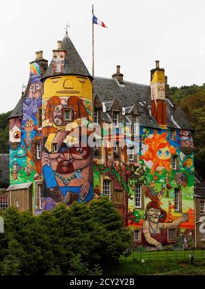 Kelburn Castle, United Kingdom, Scotland, Kelburn Country, Ayrshire ...